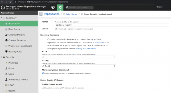 Nexus Repository SSL 인증서 적용하기 (docker SSL insecure registry 사용안하기) - 오픈 ...